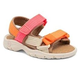 Sandale bisgaard "nico Weite: normal", Jungen, Gr. 28, pink, orange, natur, Textil, Schuhe Sandale, Trekkingschuh, Badeschuh, Klettschuh, Gr&ouml;&szlig;enschablone zum Download