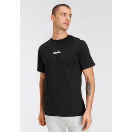 T-Shirt Ellesse "H T-SHIRT", Herren, Gr. S, schwarz, Obermaterial: 100% Baumwolle, Rundhals, Shirts T-Shirt