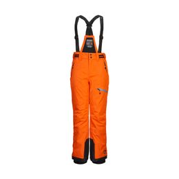 Skihose Killtec "KSW 195 BYS SKI PNTS", Herren, Gr. 176, Normalgr&ouml;&szlig;en, orange (dunkelorange), Obermaterial: 100% Polyester;Futter: 100% Polyester;F&uuml;llung: 100% Polyester, Hosen Skihose, Wasserdichte, atmungsaktive Skihose mit verstellbarer Taille und Latz