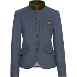 Reitmayer Stehkragenjacke Blau/Rot (Gr&ouml;&szlig;e: 34)