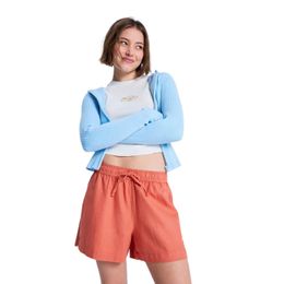 Bermudas Roxy "Lekeitio Break", Damen, Gr. L, apricot brandy, Obermaterial:55% Leinen, 45% Viskose;, Hosen Bermudas