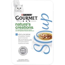 Katzenfutter 'Gourmet Nature's Creations Soup' Thunfisch/Garnelen 40 g
