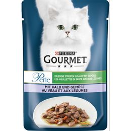 Katzenfutter 'Gourmet Perle' Kalb/Gem&uuml;se 85 g