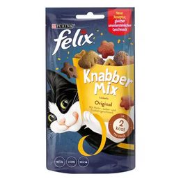 FELIX Katzensnack 'KnabberMix' Original Huhn/Leber/Truthahn 60 g