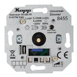 Kopp Dimmer mit Druckwechsel mit Nebenstellenanschluss
