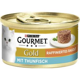 Katzenfutter 'Gourmet Gold Raffiniertes Ragout' Thunfisch 85 g
