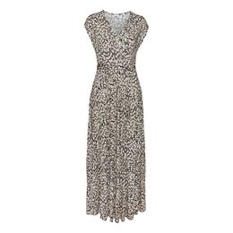 Buffalo Kleid Damen Gr&ouml;&szlig;e 46 beige / schwarz Sommerkleid