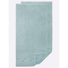 Handtuch Ross Gr. 1, kalkmint, B:50cm L:100cm, 100% Baumwolle, Handt&uuml;cher