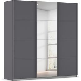 Kleiderschrank Rauch "Schwebet&uuml;renschrank OTTO&acute;s Choice Garderobe Schrank TOP ANGEBOT Avola", grau (graumetallic, leisten graumetallic), B:203cm H:210cm T:62cm, Holzwerkstoff, Schr&auml;nke, Kleiderschrank, mit eleganten Zierleisten in Chrom, Schwarz oder Wei&szlig; MADE IN GERMANY
