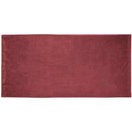 Duschtuch HECKETT & LANE "Heckettlane Duschtuch Grant", rot, B:70cm L:140cm, Frottee, Baumwolle, Handt&uuml;cher, Duschtuch aus hochwertige Baumwolle, 650gr/m&sup2;