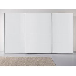 Schwebet&uuml;renschrank Rauch "Kleiderschrank Schrank Garderobe W&auml;scheschrank Ankleide OTELI", wei&szlig;, B:360cm H:210cm T:68cm, Holzwerkstoff, Schr&auml;nke, Schwebet&uuml;renschrank, schlichte Dekor- oder Hochglanz-Front, viel Stauraum MADE IN GERMANY