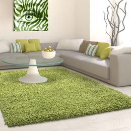 Hochflor-Teppich Ayyildiz Teppiche "Life Shaggy 1500", gr&uuml;n, B:240cm H:30mm L:340cm, Kunstfaser, Teppiche, Langflor, uni, gro&szlig;e Farbauswahl, robust, auch als L&auml;ufer und in rund