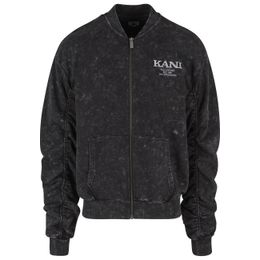 Bomberjacke Karl Kani "Karl Kani Herren", Herren, Gr. XS, schwarz, 80% Baumwolle, 20% Polyester, normal, ohne Ausschnitt, Jacken Bomberjacke