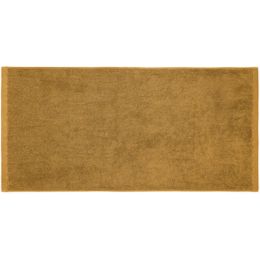 Duschtuch HECKETT & LANE "Heckettlane Duschtuch Grant", gelb, B:70cm L:140cm, Frottee, Baumwolle, Handt&uuml;cher, Duschtuch aus hochwertige Baumwolle, 650gr/m&sup2;