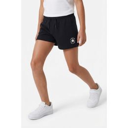 Sweatshorts Converse "CNVG DISSECTED CTP CORE SHORT", Jungen, Gr. 122 (S), N-Gr, schwarz, Obermaterial: 60% Baumwolle, 40% Polyester, Hosen Sweatshorts, bequeme Passform, f&uuml;r Alltag und aktive Tage, mit elastischem Bund