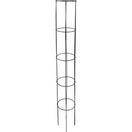 Rankgitter Windhager "aus pulverbeschichtetem Stahl, Ranks&auml;ule 2-teilig", wei&szlig;, neutral, H:175cm, Stahl, Rankhilfen, zum St&uuml;tzen von Blumen, Pflanzen, erh&auml;ltlich in 125, 150 oder 175 cm