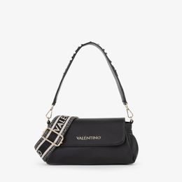 Valentino Handbags Umh&auml;ngetasche VALENTINO BAGS "DEA RE", Damen, Gr. B/H/T: 25cm x 13,5cm x 8cm, nero, Lederimitat, Taschen Umh&auml;ngetasche, Damen Handtasche, Schultertasche mit Nieten am Tragegriff