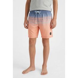 O`Neill Badeshorts O'NEILL "O'NEILL LOGO STRIPE SWIMSHORTS", Jungen, Gr. 152 (146), N-Gr, boys lila, Obermaterial: 100% Polyester. Futter: 100% Polyester, Badehosen Badeshorts, mit Eingrifftaschen, mit Innenhose aus Mesh, mit Hyperdry-Finish