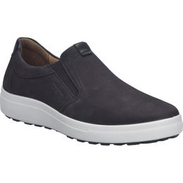 Sneaker Josef Seibel "Maddox 06, titan-kombi", Herren, Gr. 40, grau (titan, kombi), Obermaterial: 100% Rindsleder Leather cow., Schuhe Sneaker