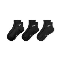 Sportsocken Nike "U NK ED ELVD ANK 3P FUTRA -144", Damen, Gr. L (42/45), multi, color1, Obermaterial: 69% Baumwolle, 29% Polyester, 2% Elasthan, Socken Sportsocken