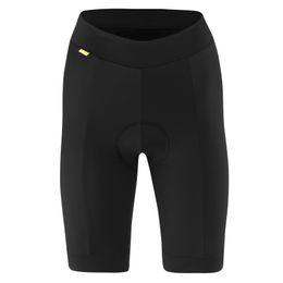 Fahrradhose Gonso "Essential Shorts Basic W", Damen, Gr. 34, Normalgr&ouml;&szlig;en, schwarz, 90% Polyamid, 10% Elasthan, Hosen Fahrradhose, Damen Radhose, kurze atmungsaktive Radlerhose, Sitzpolster, Tight Fit