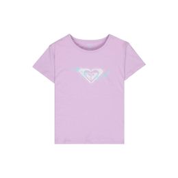 T-Shirt Roxy "Lilyregular Night", Jungen, Gr. 12(148-156cm), crocus petal, Obermaterial: 100% Walkfrottier;, Shirts T-Shirt