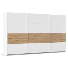 Schwebet&uuml;renschrank Rauch "Kleiderschrank Schrank Garderobe Ankleide Schlafzimmerschrank CORTONA", wei&szlig; (alpinwei&szlig;, eiche artisan), B:360cm H:210cm T:62cm, Holzwerkstoff, Schr&auml;nke, Schwebet&uuml;renschrank, inkl. Inneneinteilung, 2 Stoffboxen extra Einlegeb&ouml;den MADE IN GERMANY
