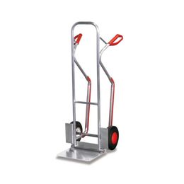 Cordes Stapelkarre Alu 200 kg, Klappschaufel, Gleitkufen, Vollgummibereifung