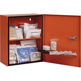 S&ouml;hngen S&Ouml;HNGEN Verbandschrank HEIDELBERG City Style nach DIN 13157, HxBxT 362 x 302 x 140 mm, mit F&uuml;llung, orange