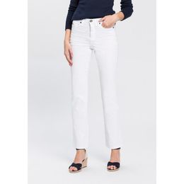 Arizona Damen Gerade Jeans &raquo;Comfort-Fit&laquo; High Waist wei&szlig; 40, N-Gr
