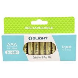 OLight Ostation B pro Micro (AAA)-Batterie NiMH 950 mAh 1.2 V 12 St.