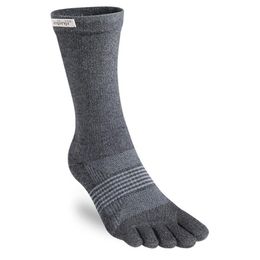 injinji Trail Midweight Crew Bekleidung Damen grau M