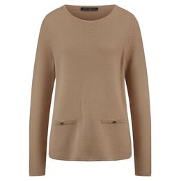 Betty Barclay - Pullover mit U-Boot-Ausschnitt, beige, Gr. 42 / M