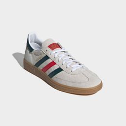 Sneaker adidas Performance "HANDBALL SPEZIAL", Herren, Gr. 37, cloud wei&szlig;, aurora ivy, better scarlet, Leder, Schuhe Sneaker, Jamaika Bob Marley