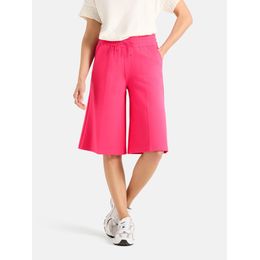LIEBLINGSST&Uuml;CK Bermudas LIEBLINGSST&Uuml;CK "LS-88", Damen, Gr. 42, N-Gr, rot, Web, Obermaterial: 65% Viskose, 30% Polyamid, 5% Elasthan, unifarben, knielang, Hosen Bermudas, im Viskose-Mix, weites Bein