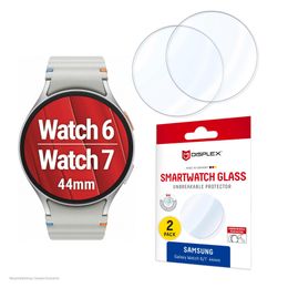 Displex Displayschutzglas "Smartwatch Glass Unbreakable Protector", transparent, B:9cm H:0,3cm T:13,5mm, Displayfolien, Displayschutzfolie, Schutzfolie, Bildschirmschutz, kratz- & sto&szlig;fest, Displayschutzglas