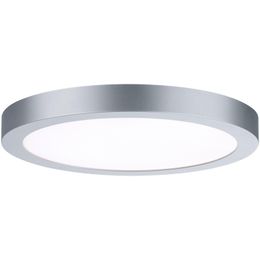 Paulmann LED Panel "Abia", grau (chromfarben), 1, &Oslash; 30cm H: 3cm, 1 Stk., Leuchten, LED Panel