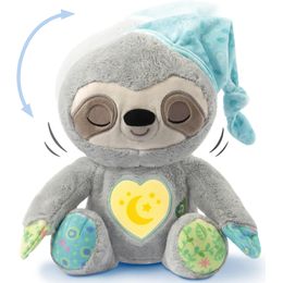 Kuscheltier Vtech "Vtech Baby, Schnarchi, das Schlummer-Faultier", grau, Pl&uuml;schfiguren, KinderH:22,5cm, Kuscheltier, mit Licht- und Soundeffekten, H:22,5cm