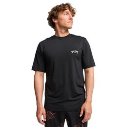 T-Shirt Billabong "Arch Wave", Herren, Gr. M, schwarz, Obermaterial: 85% Microfaser, 15% Elasthan;, Shirts T-Shirt