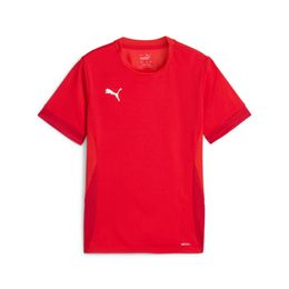Fu&szlig;balltrikot Puma "TEAMGOAL MATCHDAY JERSEY JR", Kinder, Gr. 176, Puma rot, Puma wei&szlig;, fast rot, Interlock, Obermaterial: 100% Polyester, unifarben, regular fit normal, Rundhals, Trikots Fu&szlig;balltrikot, f&uuml;r Jugendliche, Fu&szlig;ball, Kurzarm, sportlicher Stil, aus Polyester