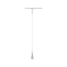 Paulmann Schienensystem-Leuchten "URail Pendel DecoSystems Basic E14 max. 20W dimmbar 230V", wei&szlig;, 1, &Oslash; 4,4cm H: 132cm, 1 Stk., Leuchten, Einzelspot, dimmbar, Schienensystem-Leuchten