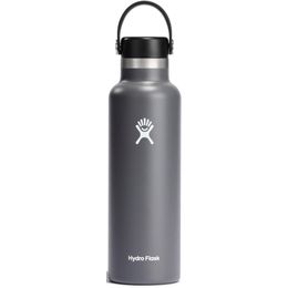Trinkflasche Hydro Flask "21 OZ Standard Flex Cap", grau, H:23,9cm, Edelstahl, Trinkflaschen, Trinkflasche, TempShield&trade;-Isolierung