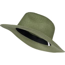 Sonnenhut styleBREAKER "Panama Strohhut - Knautschhut", Herren, gr&uuml;n (oliv), Obermaterial: 100% Papierstroh PAS., Modisch, H&uuml;te Sonnenhut