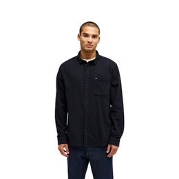 Langarmhemd Quiksilver "Motherfly Solid", Herren, Gr. S, US-Gr&ouml;&szlig;en, schwarz, Obermaterial: 100% Walkfrottier;, Hemden Langarmhemd