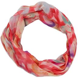 Loop styleBREAKER "Loop mit Brushstroke Herz Muster", Damen, rot, Obermaterial: 100% Viskose CV., Modisch, Modet&uuml;cher Loop
