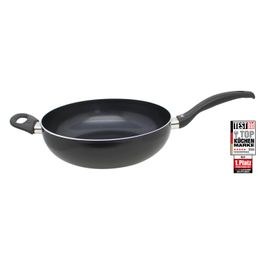 Wok ELO "Ducto Wok- und Pastapfanne", schwarz, H:8cm &Oslash;:28cm, Pfannen, Wok, Induktion