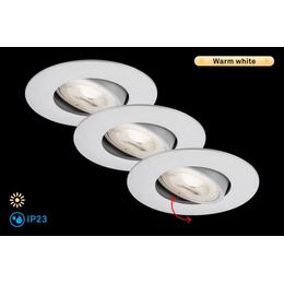 Briloner Leuchten LED Einbauleuchte "KULANA", silber (wei&szlig;, neutral), Leuchten, LED Einbauleuchte