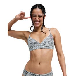Triangel-Bikini-Top Roxy "Pro Surf", Damen, Gr. L, Cup B, anthrazit popiscus, Obermaterial: 62% recyceltem Nylon, 38% Elasthan;, Bikini-Oberteile Triangel-Bikini-Top