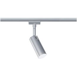 Paulmann Schienensystem-Leuchten "URail Schienenspot Tubo Einzelspot 237lm 4,5W 3000K 230V", grau (chromfarben), 1, H: 19,6cm, 1 Stk., Leuchten, Schienensystem-Leuchten