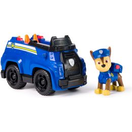 Spielzeug-Auto Spin Master "PAW Patrol, Sust. Basic Vehicle Chase", bunt, Spielzeugfahrzeuge, KinderB:20,64cm H:20,64cm T:7,62cm, Kunststoff, Spielzeug-Auto, zum Teil aus recycelten Material, B:20,64cm H:20,64cm T:7,62cm
